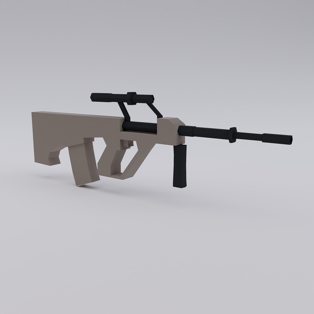 3D STEYR AUG Austrian Bullpup Assault Rifle - TurboSquid 1993207
