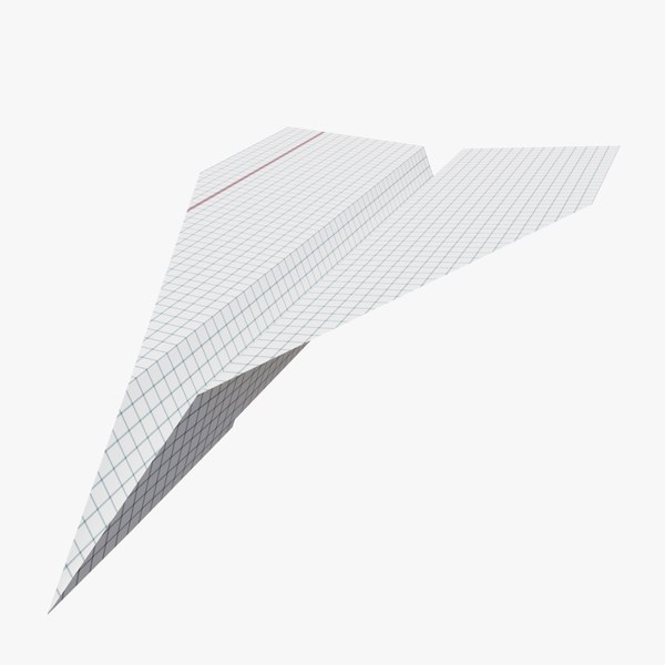 3D paper plane - TurboSquid 1862072