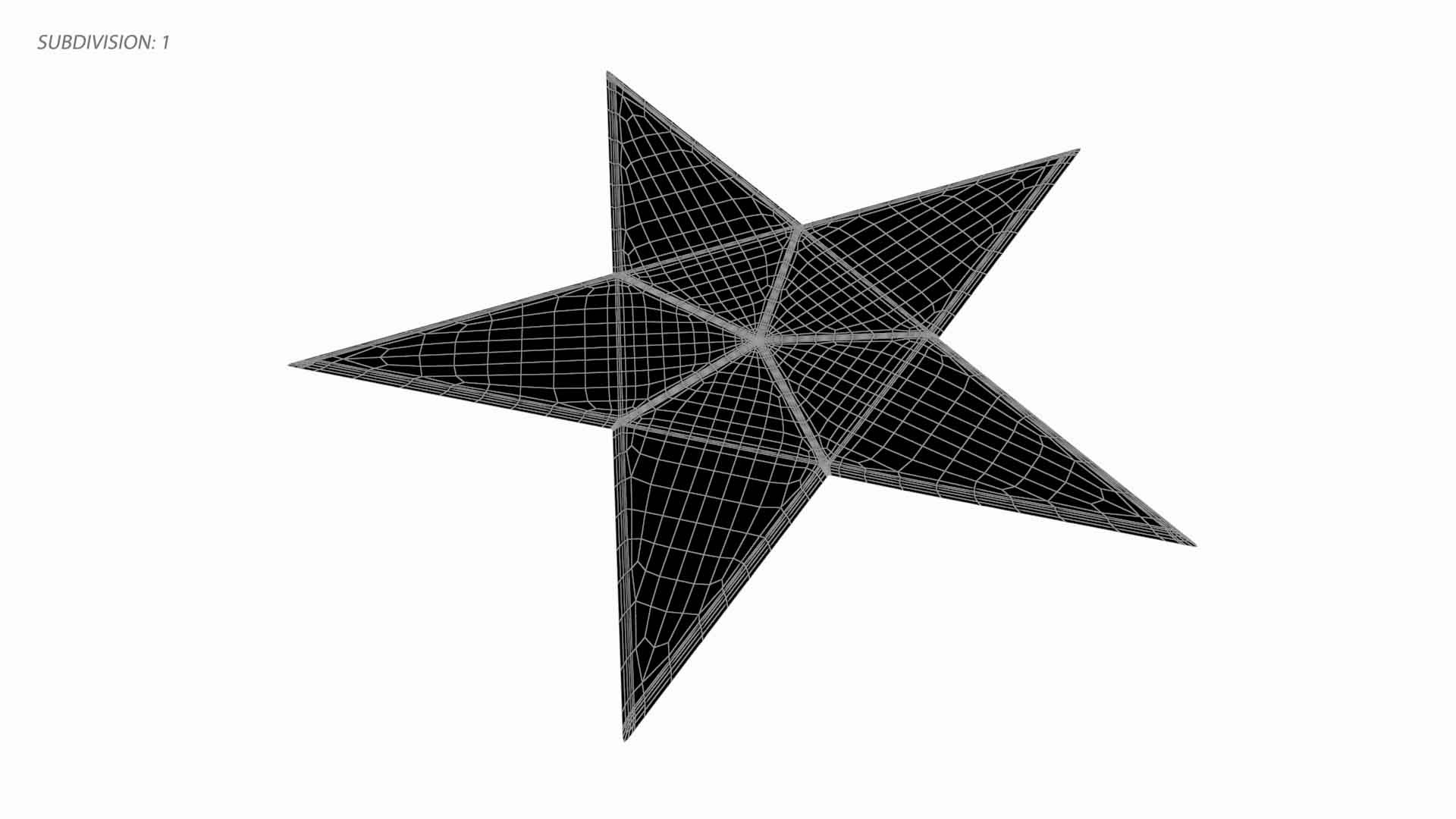 Ecusson Star Shape 3D Model - TurboSquid 2034470
