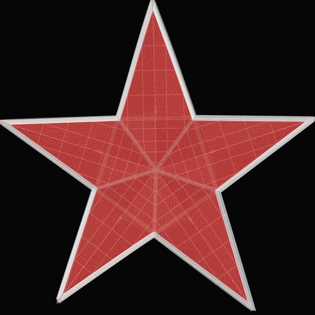 Ecusson Star Shape 3D Model - TurboSquid 2034470