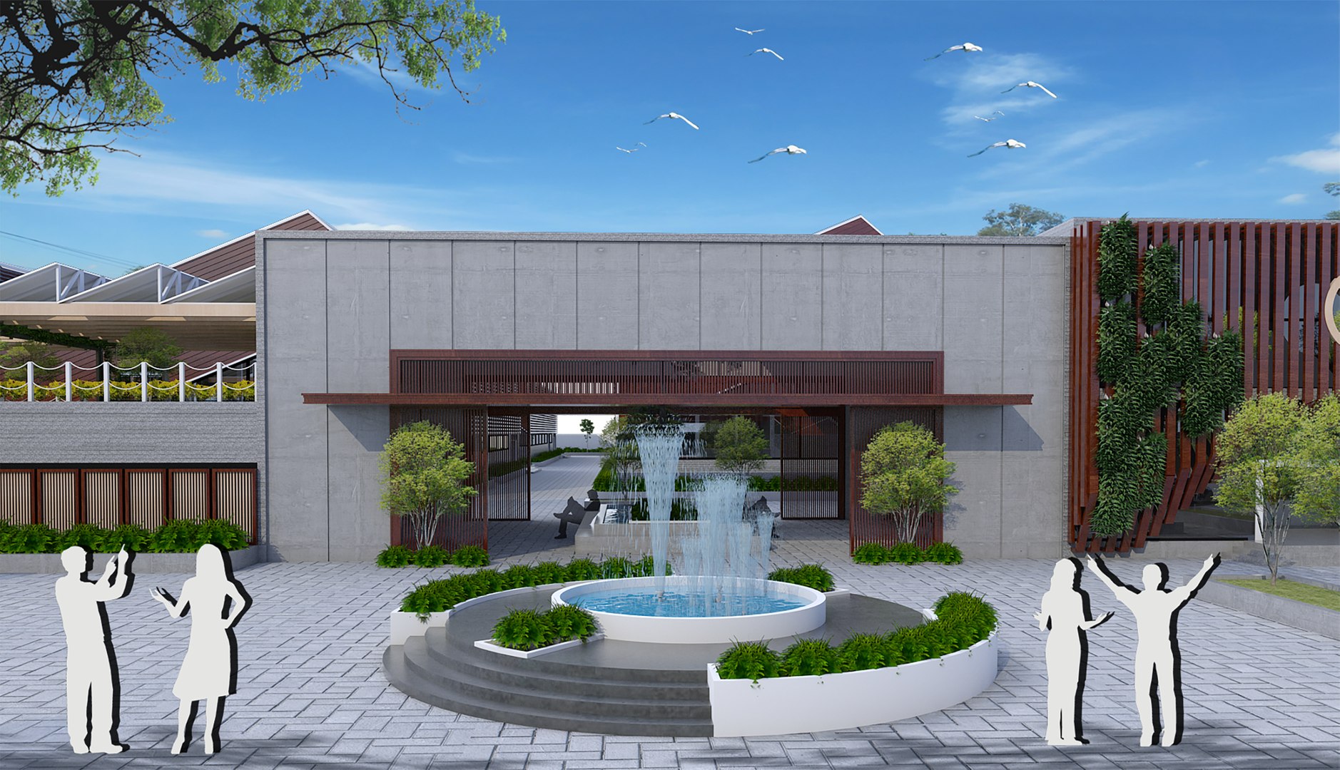 3D Wood Green Factory - TurboSquid 1454229