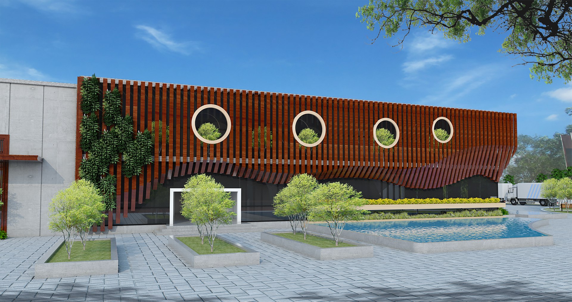 3D Wood Green Factory - TurboSquid 1454229