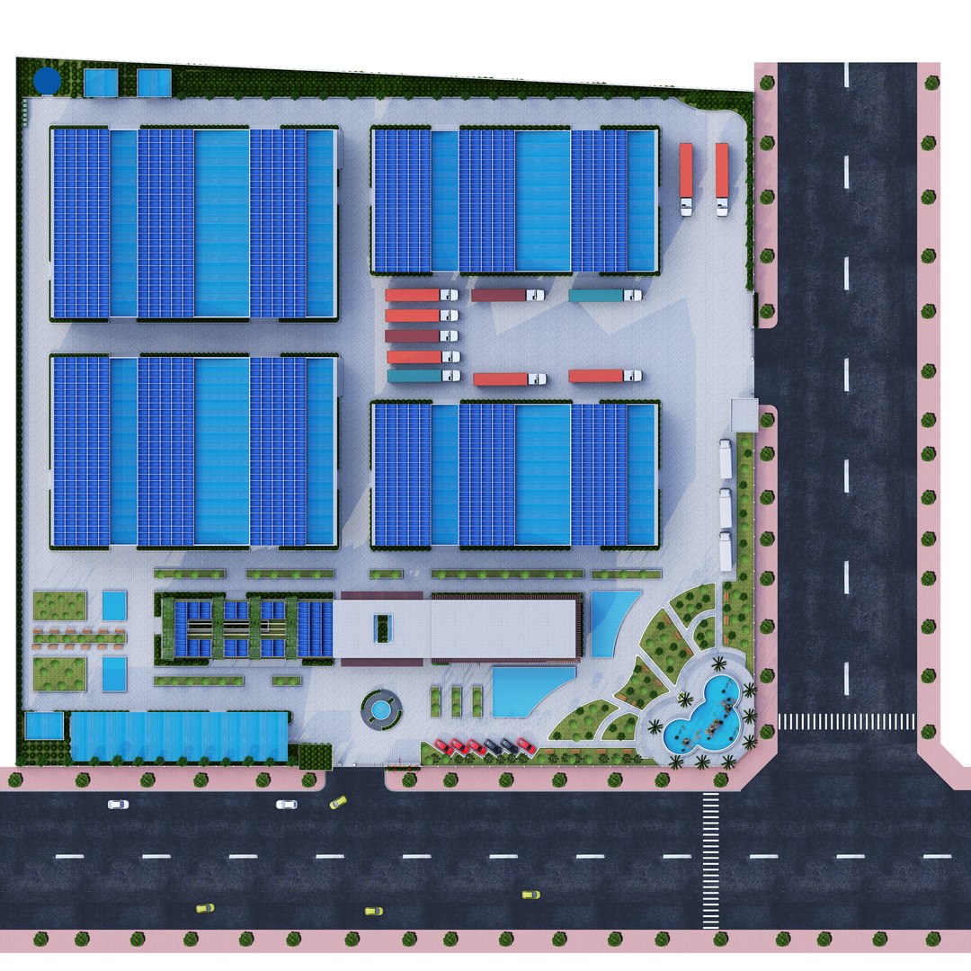 3D Wood Green Factory - TurboSquid 1454229