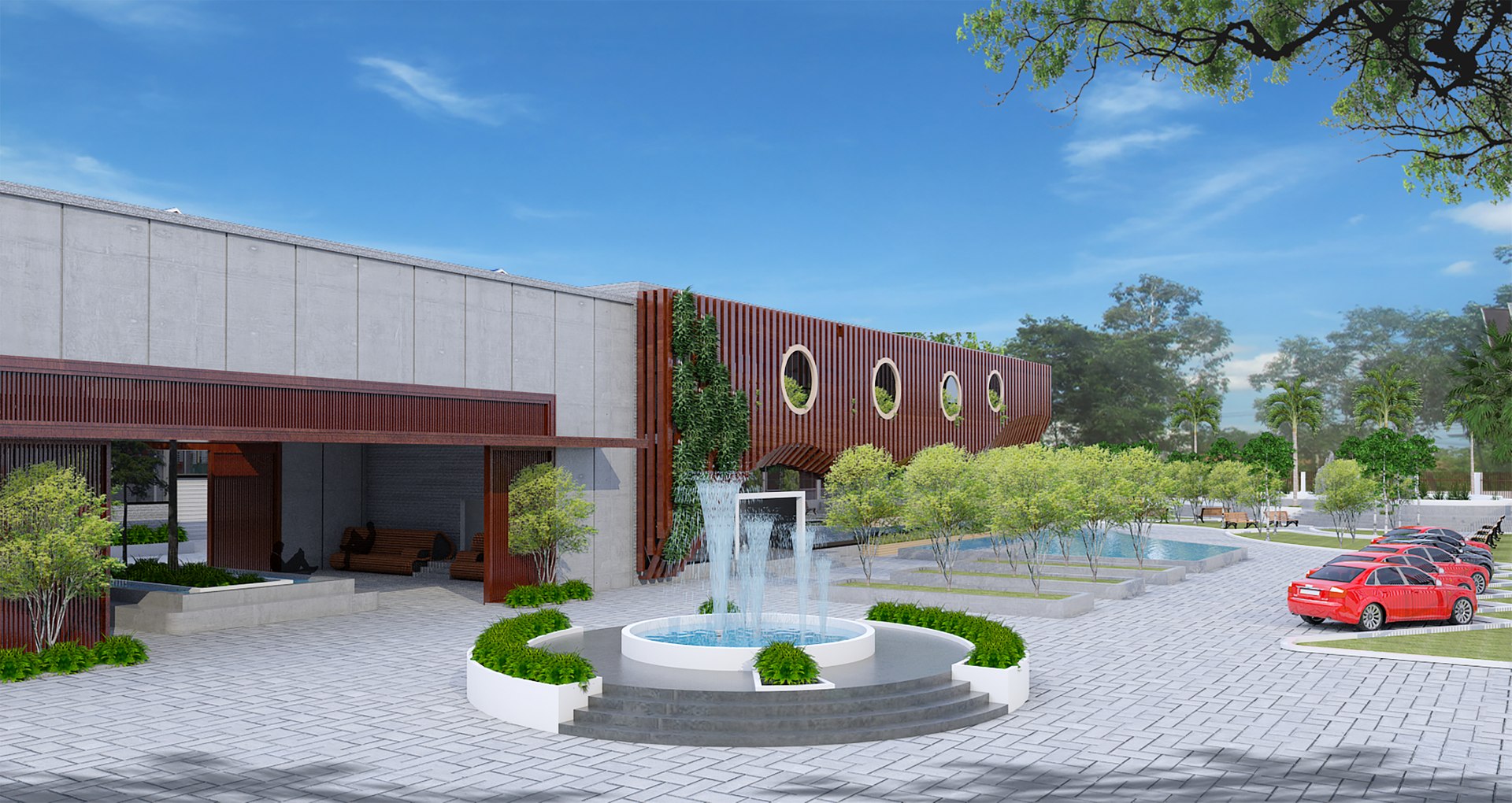 3D Wood Green Factory - TurboSquid 1454229