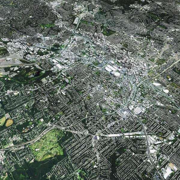 3D atlanta city model - TurboSquid 1352197