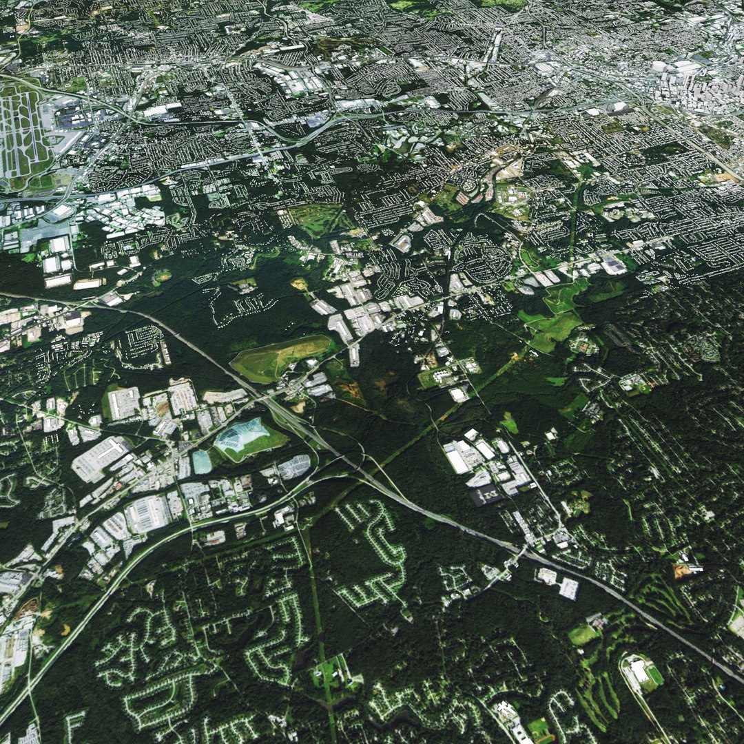 3D Atlanta City Model - TurboSquid 1352197