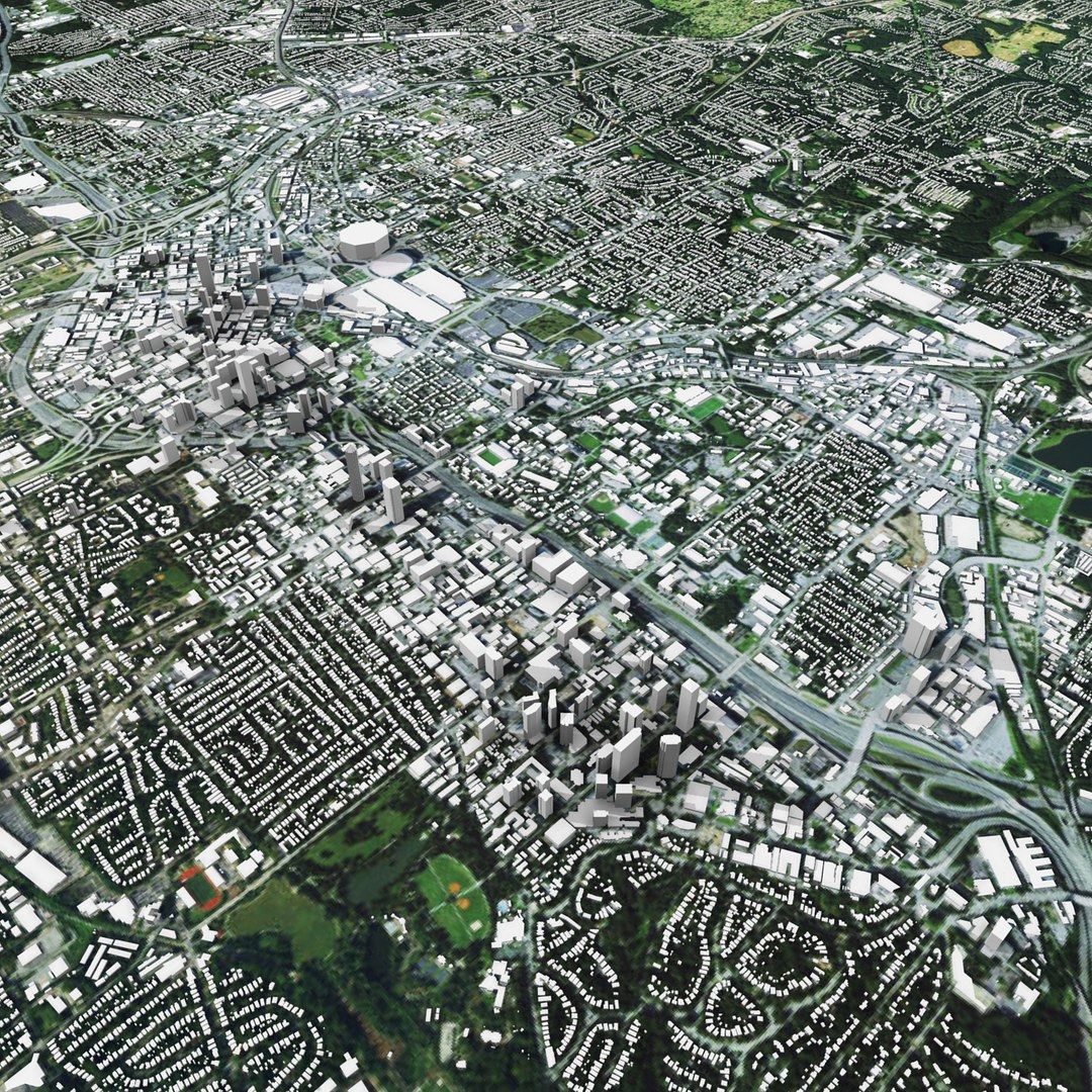 3D Atlanta City Model - TurboSquid 1352197