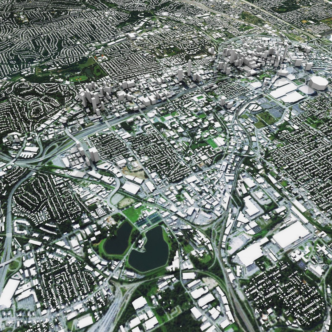 3D Atlanta City Model - TurboSquid 1352197