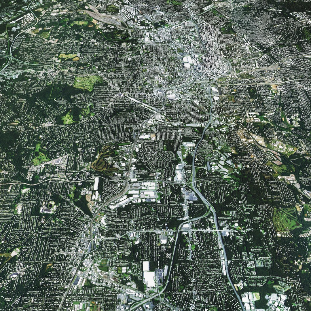 3D Atlanta City Model - TurboSquid 1352197