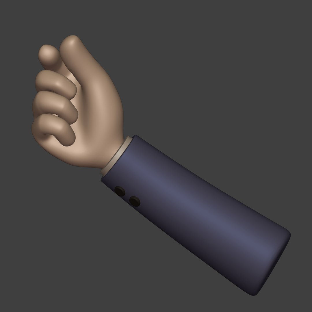 Cartoon hand model - TurboSquid 1349831
