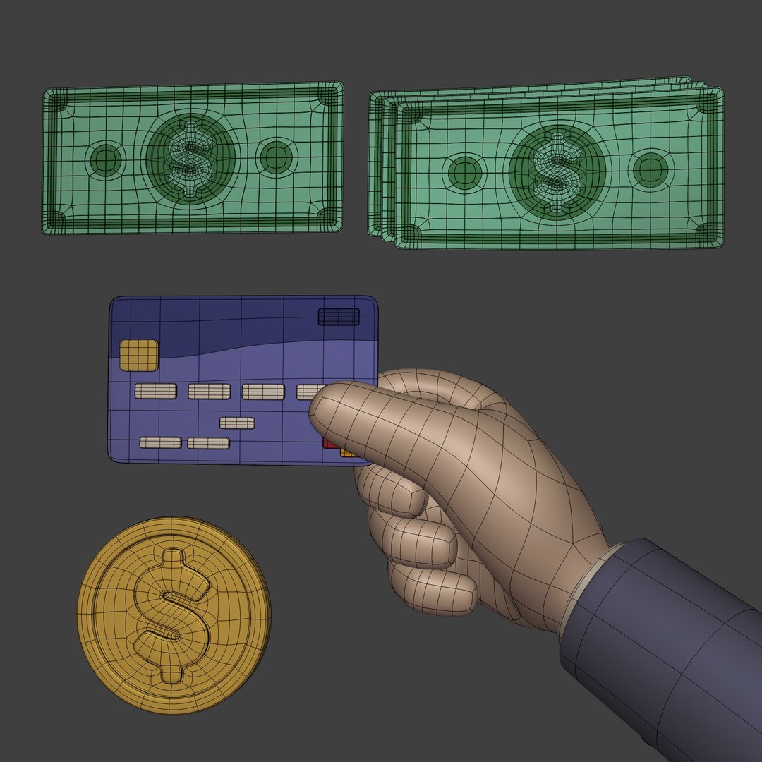 Cartoon hand model - TurboSquid 1349831
