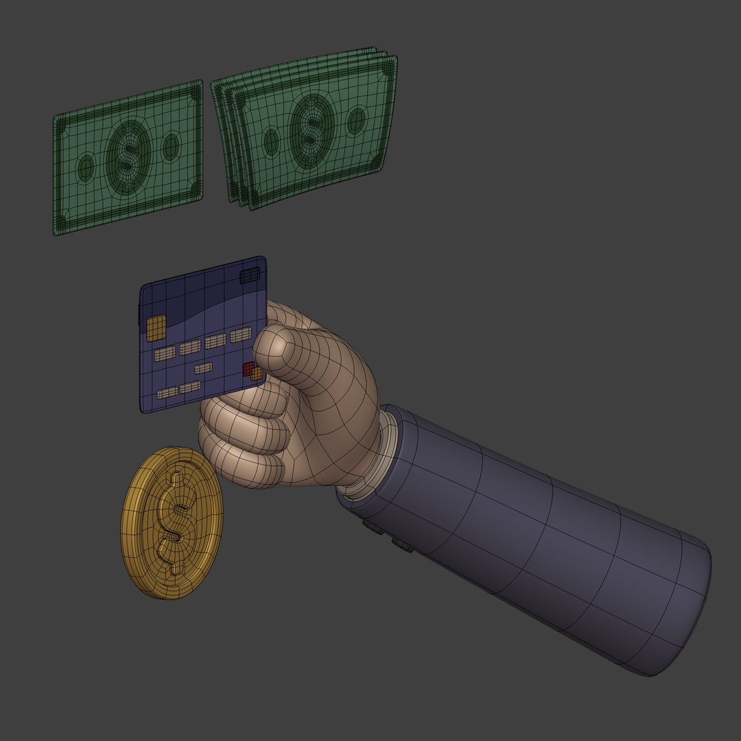 Cartoon hand model - TurboSquid 1349831