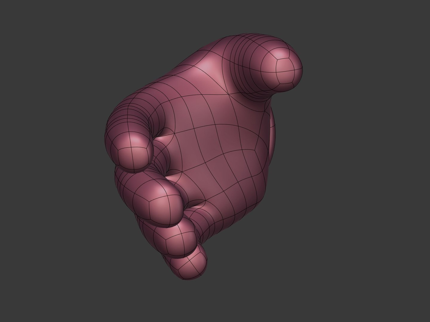 Cartoon hand model - TurboSquid 1349831