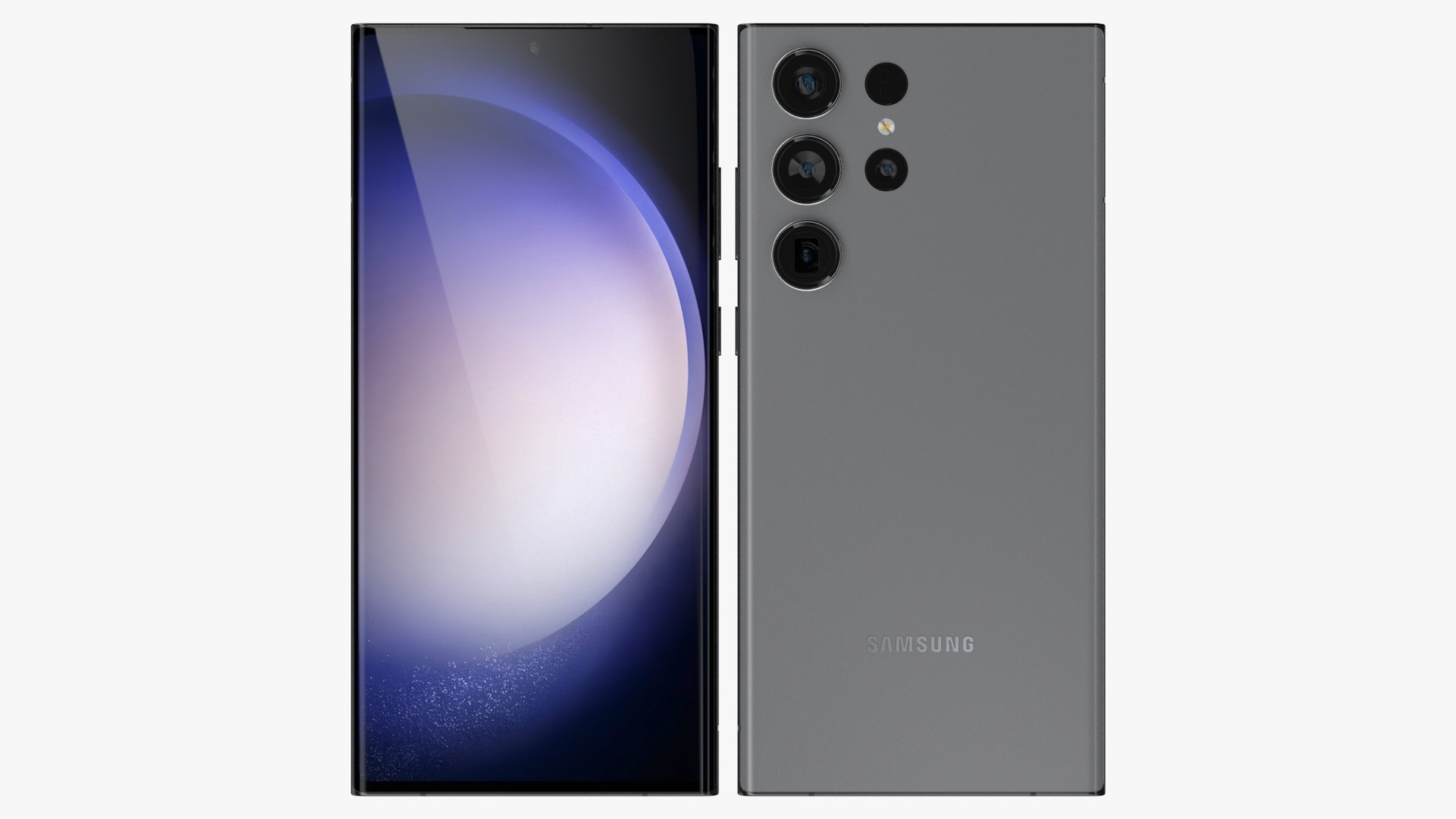 modelo 3d Samsung Galaxy S23 Ultra Gray - TurboSquid 2025016