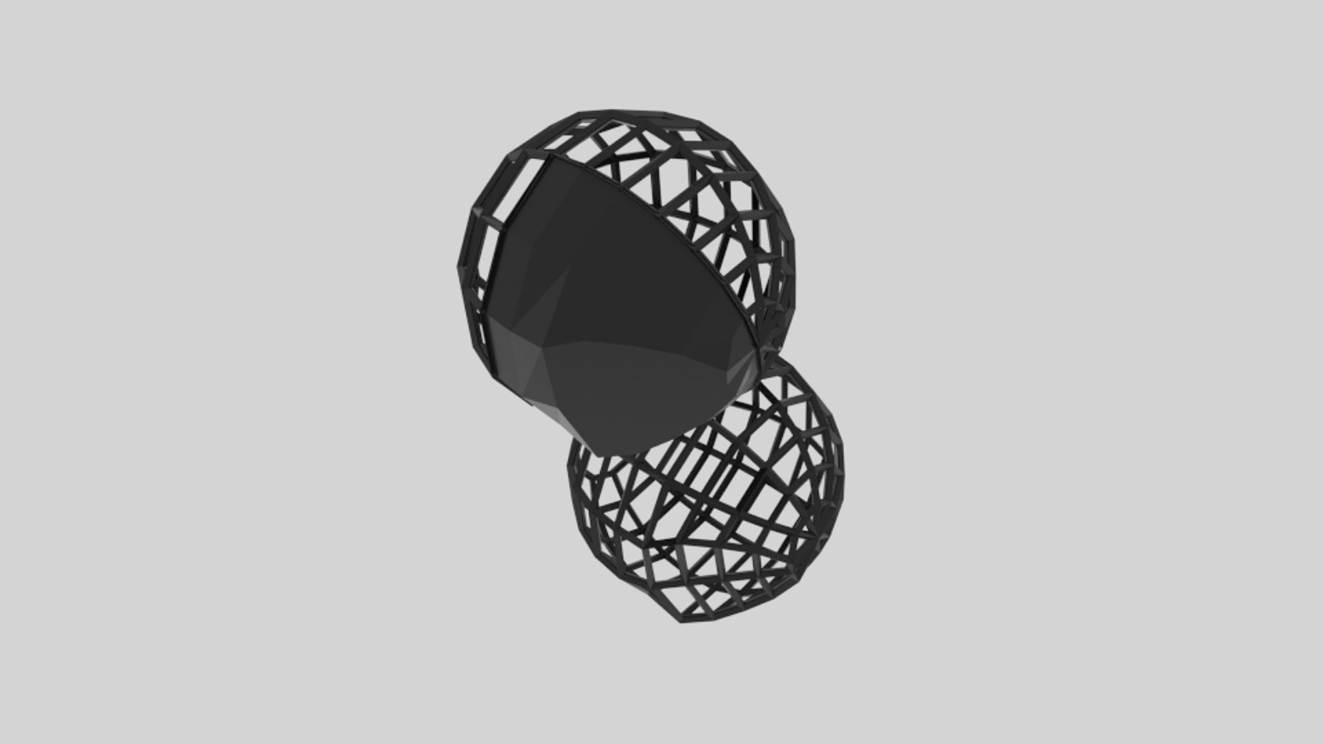 3D Model Sphere Wire Bin - TurboSquid 1158357