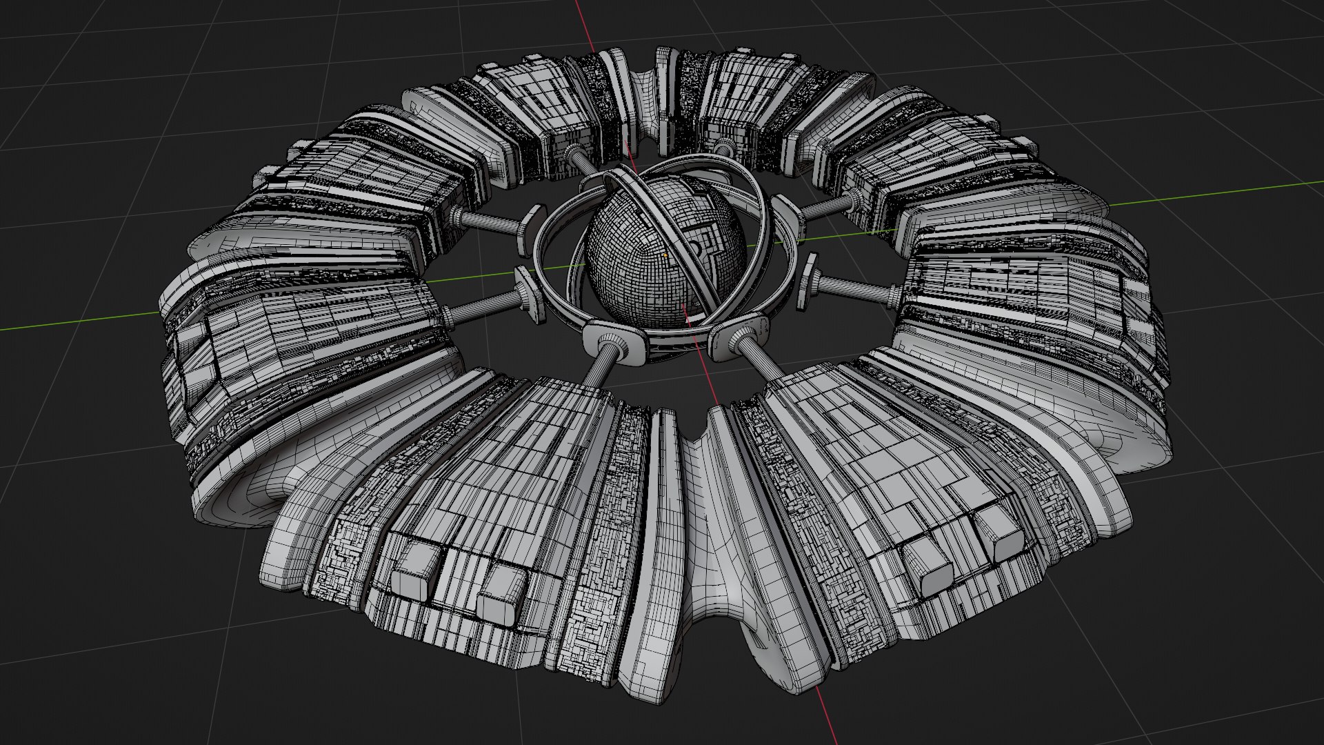 UFO 2 Sphere Core Spaceship - Ovni - Flying Saucer Model - TurboSquid ...