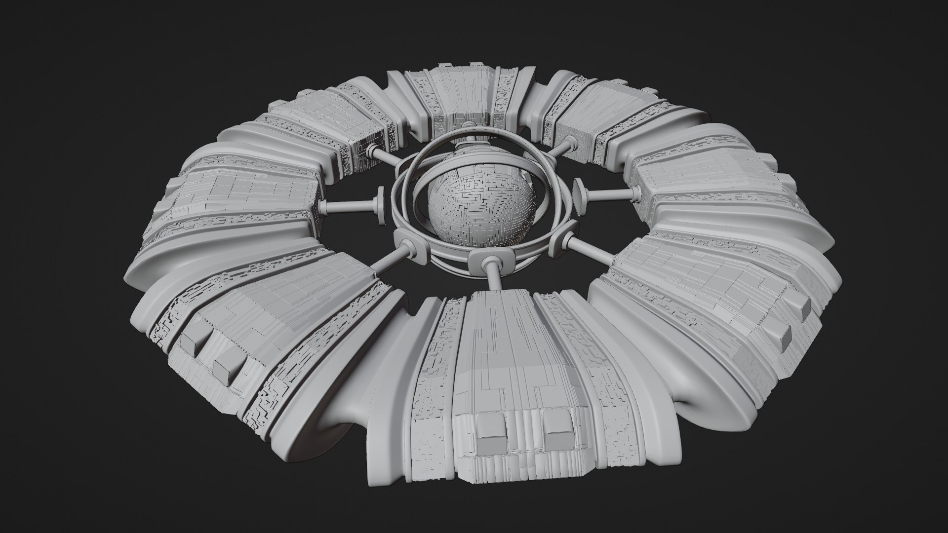 UFO 2 Sphere Core Spaceship - Ovni - Flying Saucer Model - TurboSquid ...