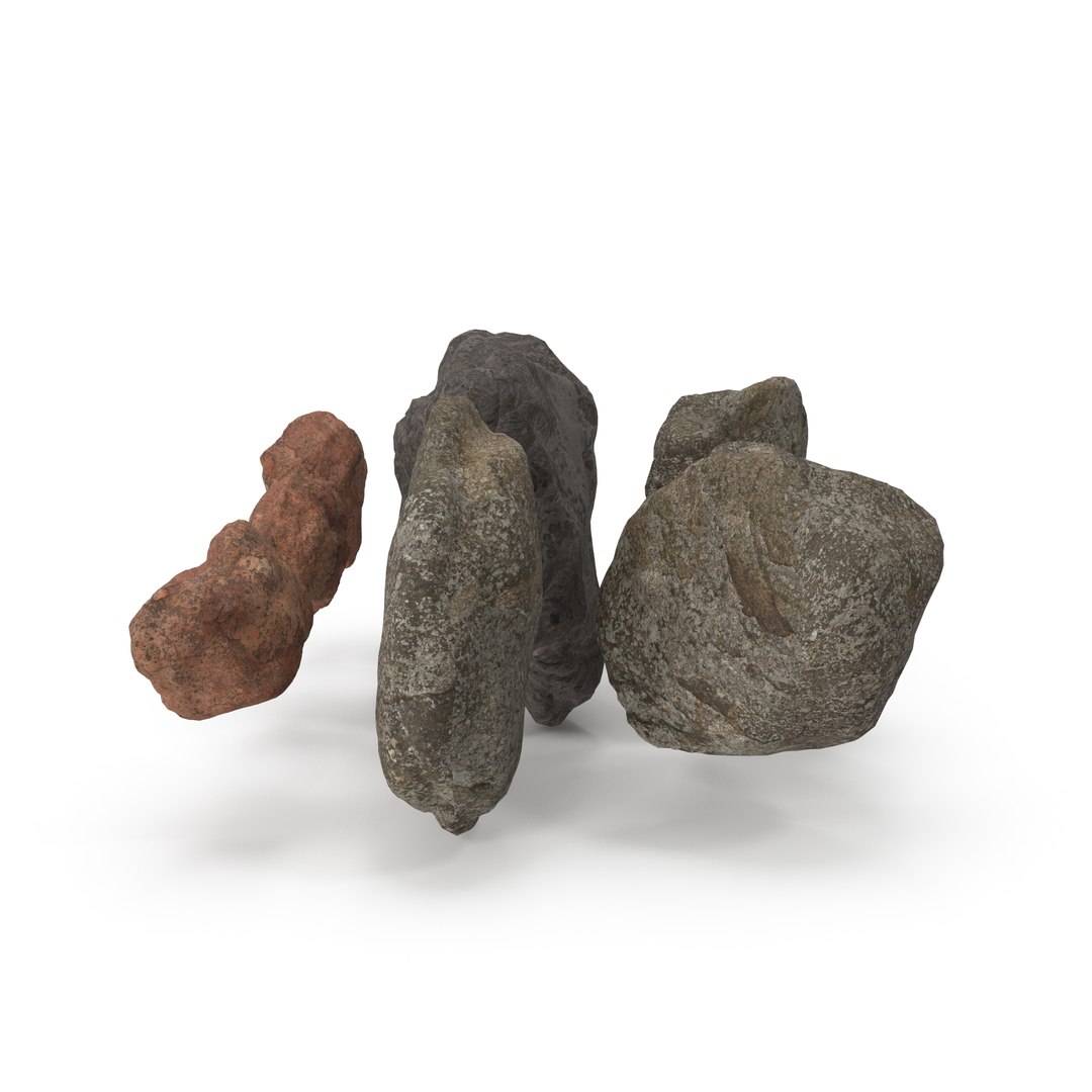 3D Lowpoly Rock PACK 10 model - TurboSquid 2099350