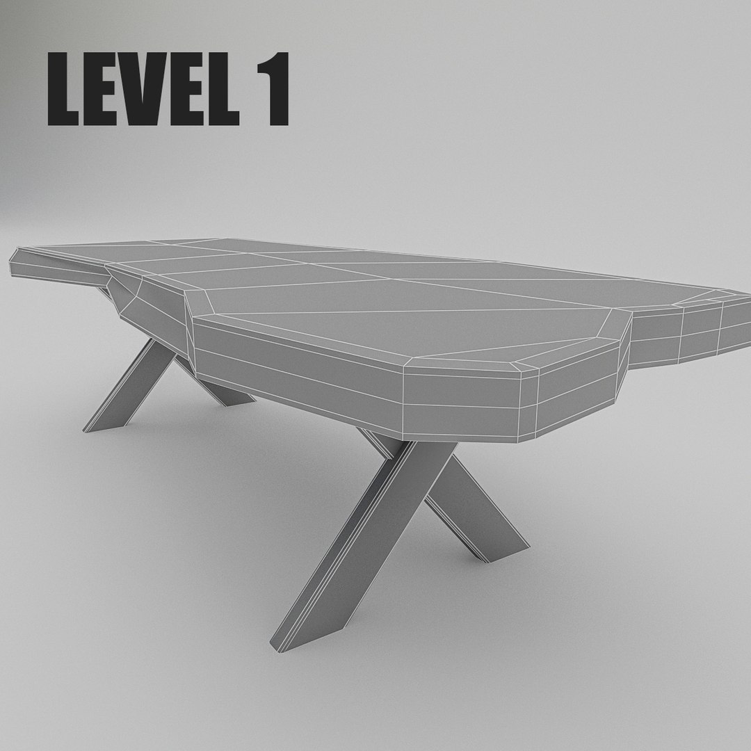 3D solid table model - TurboSquid 1418669