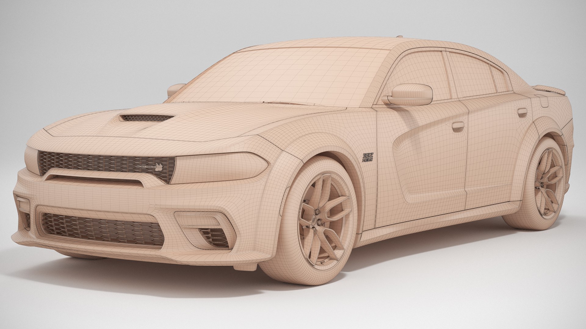 Dodge Charger Scat Pack Widebody 2021 3D Model - TurboSquid 1733928