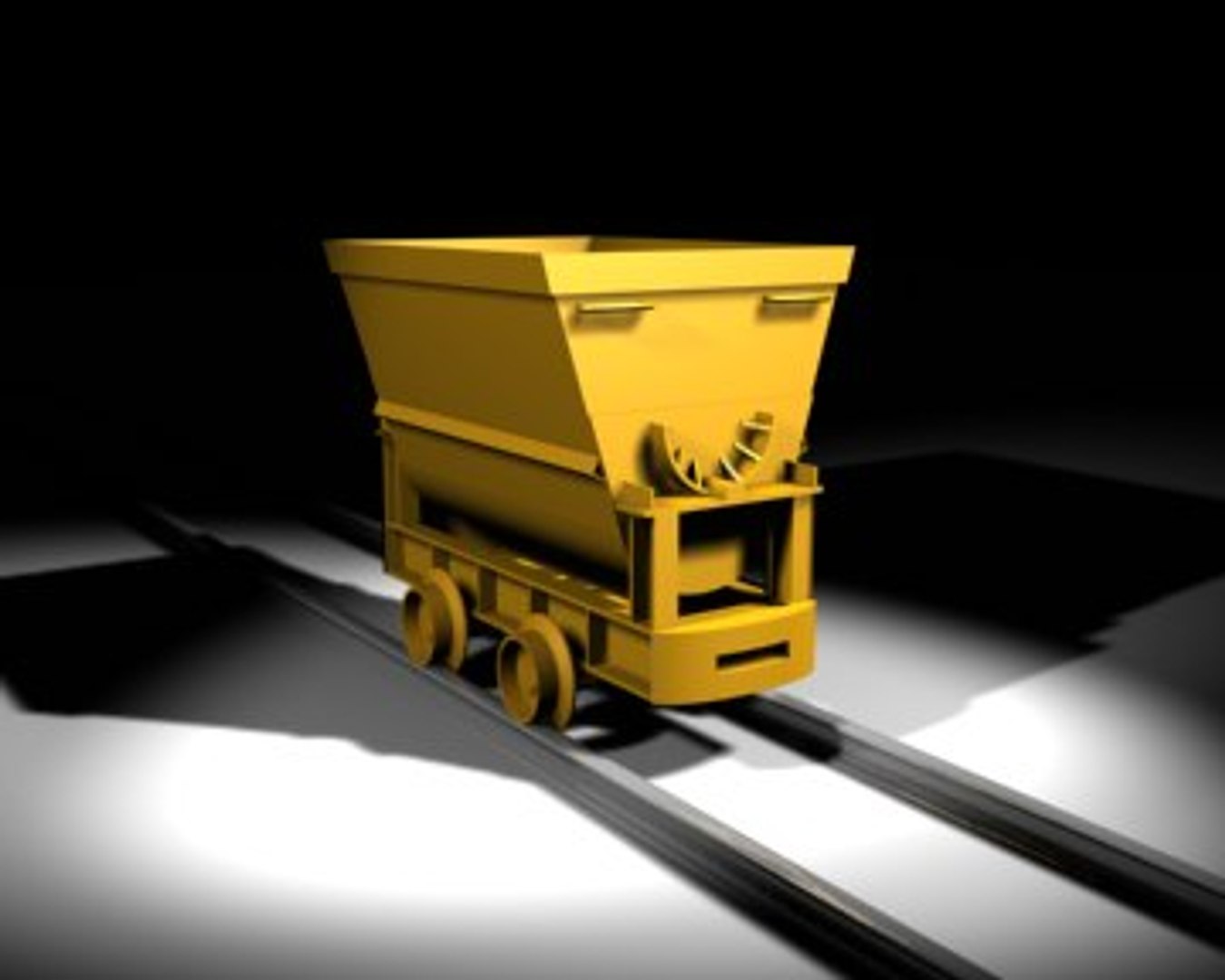 Mining Trolley 3d Model