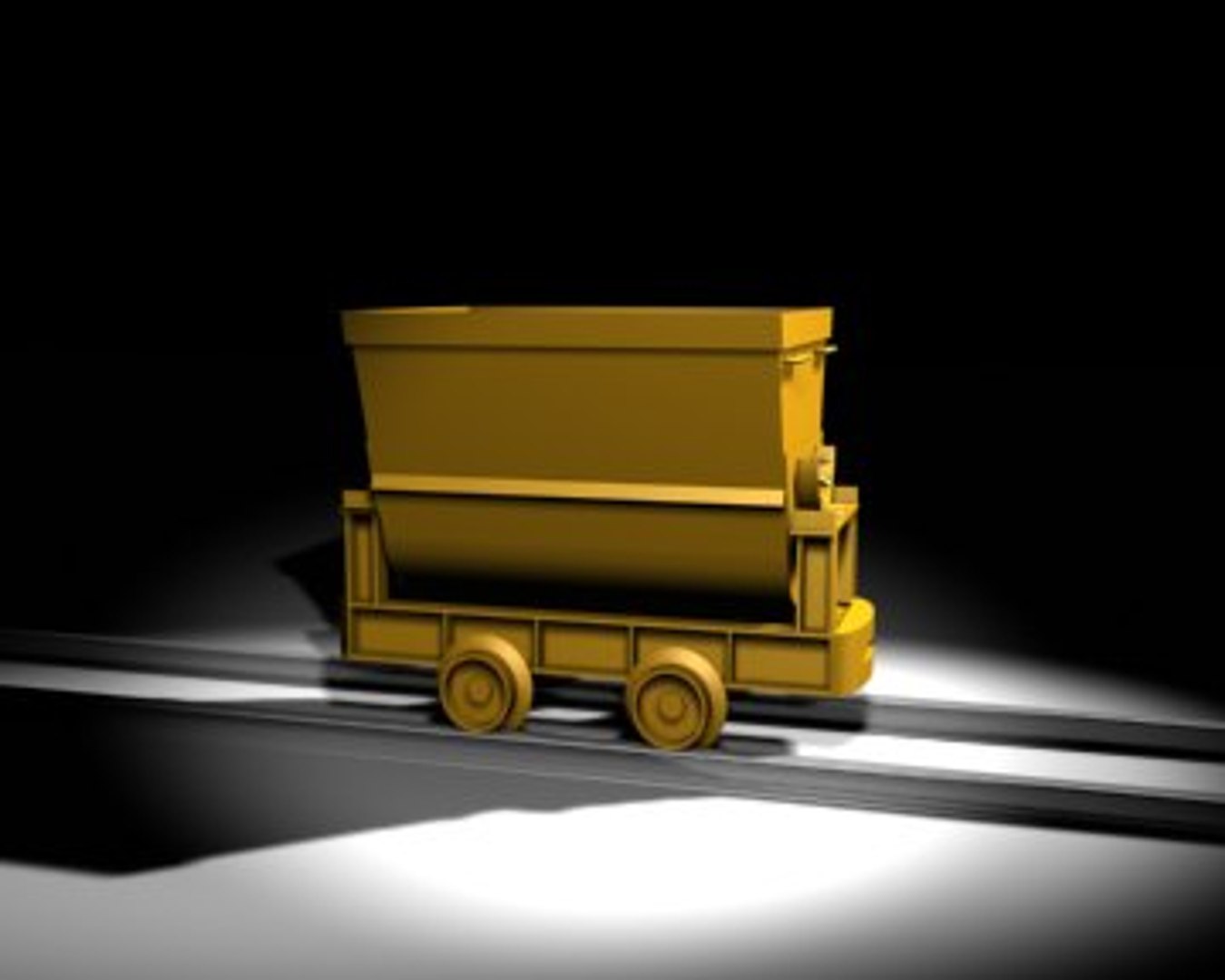 Mining Trolley 3d Model