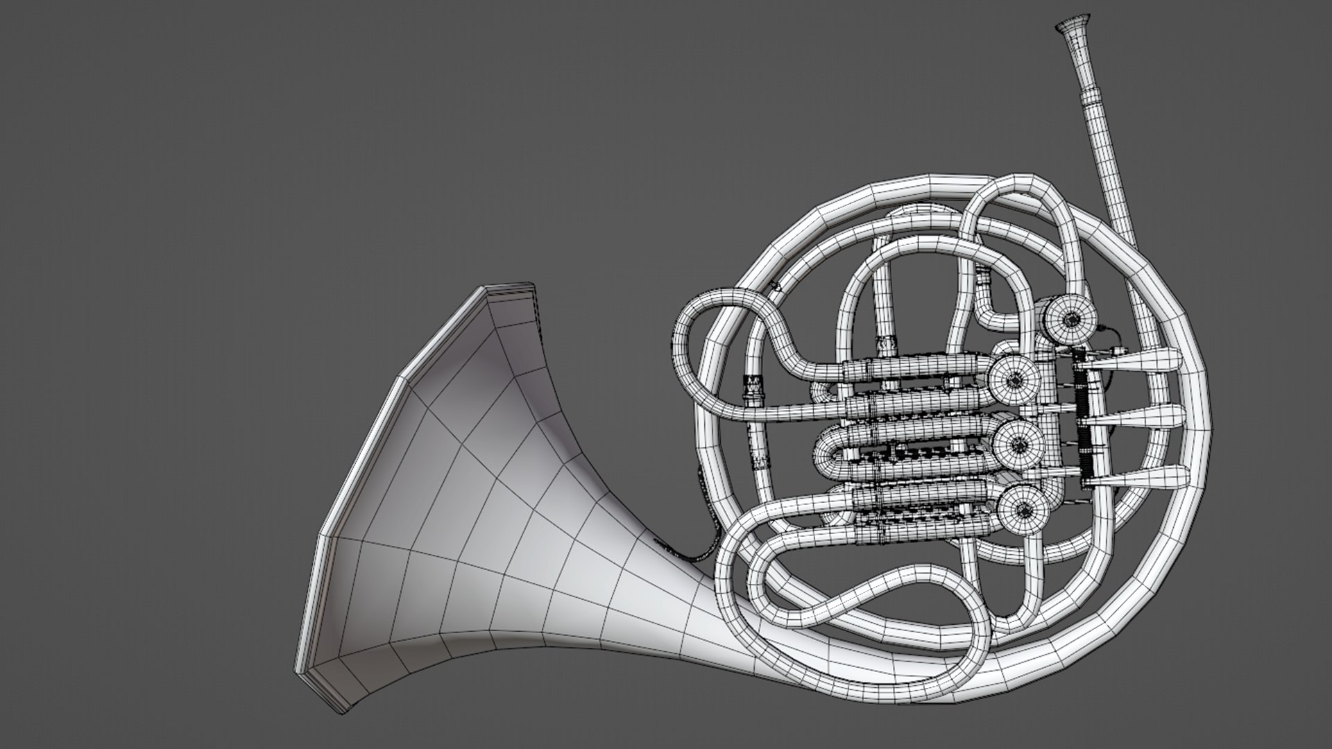 French Horn 3D Model - TurboSquid 2089432