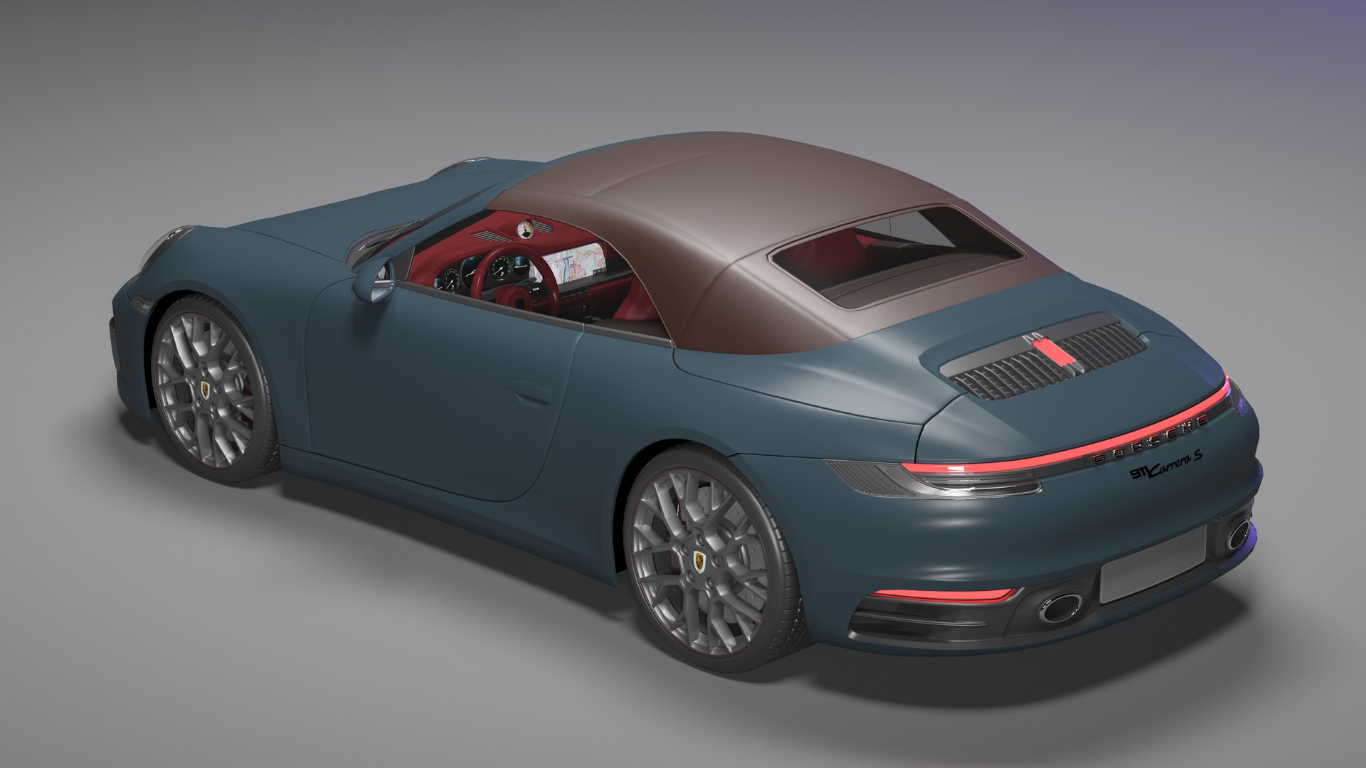 Porsche 911 Carrera Cabriolet 3D Model - TurboSquid 2326545