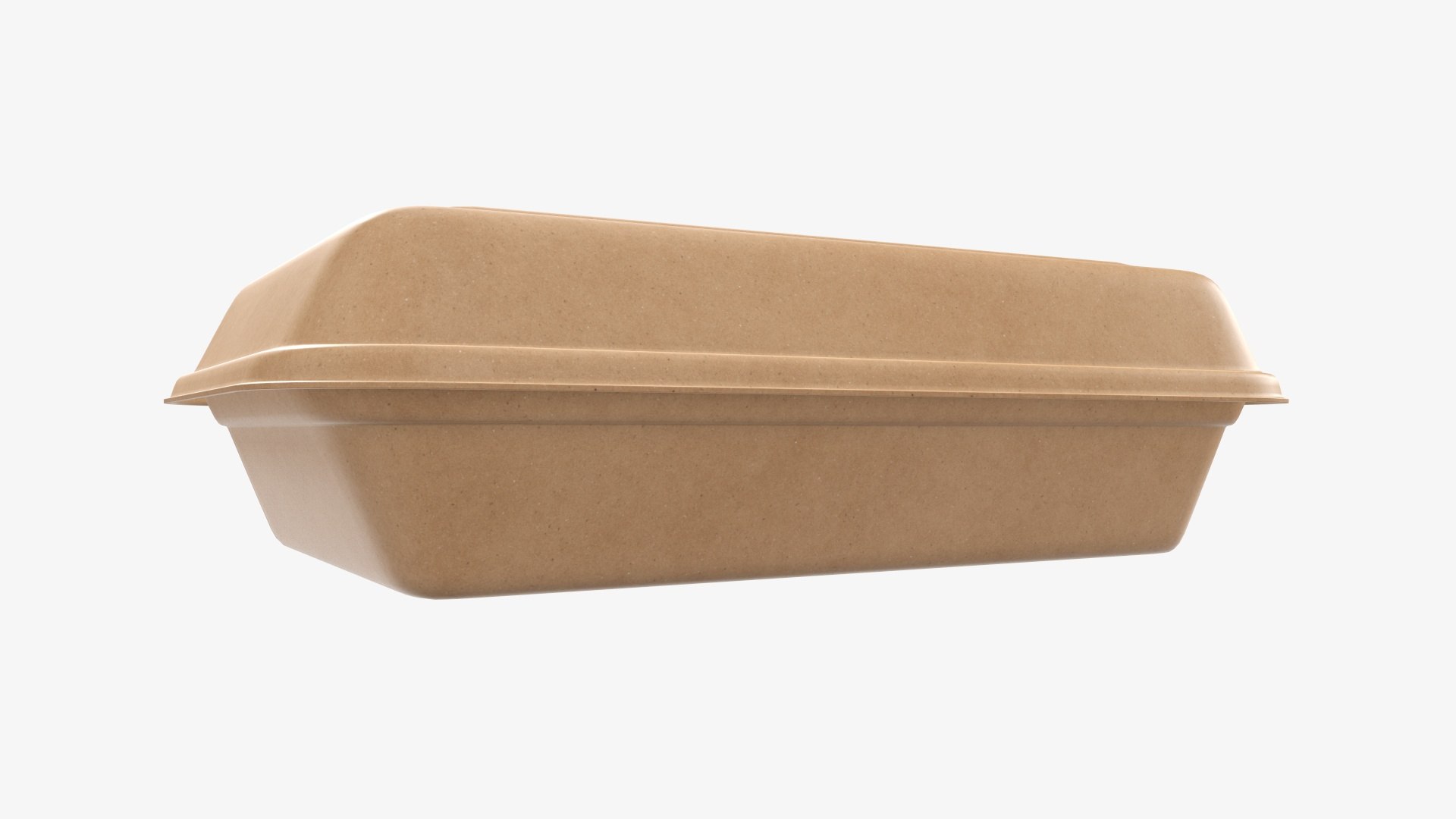 3D model box cardboard lunch - TurboSquid 1686095