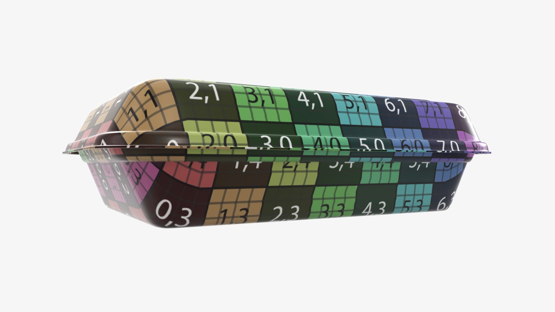 3D model box cardboard lunch - TurboSquid 1686095