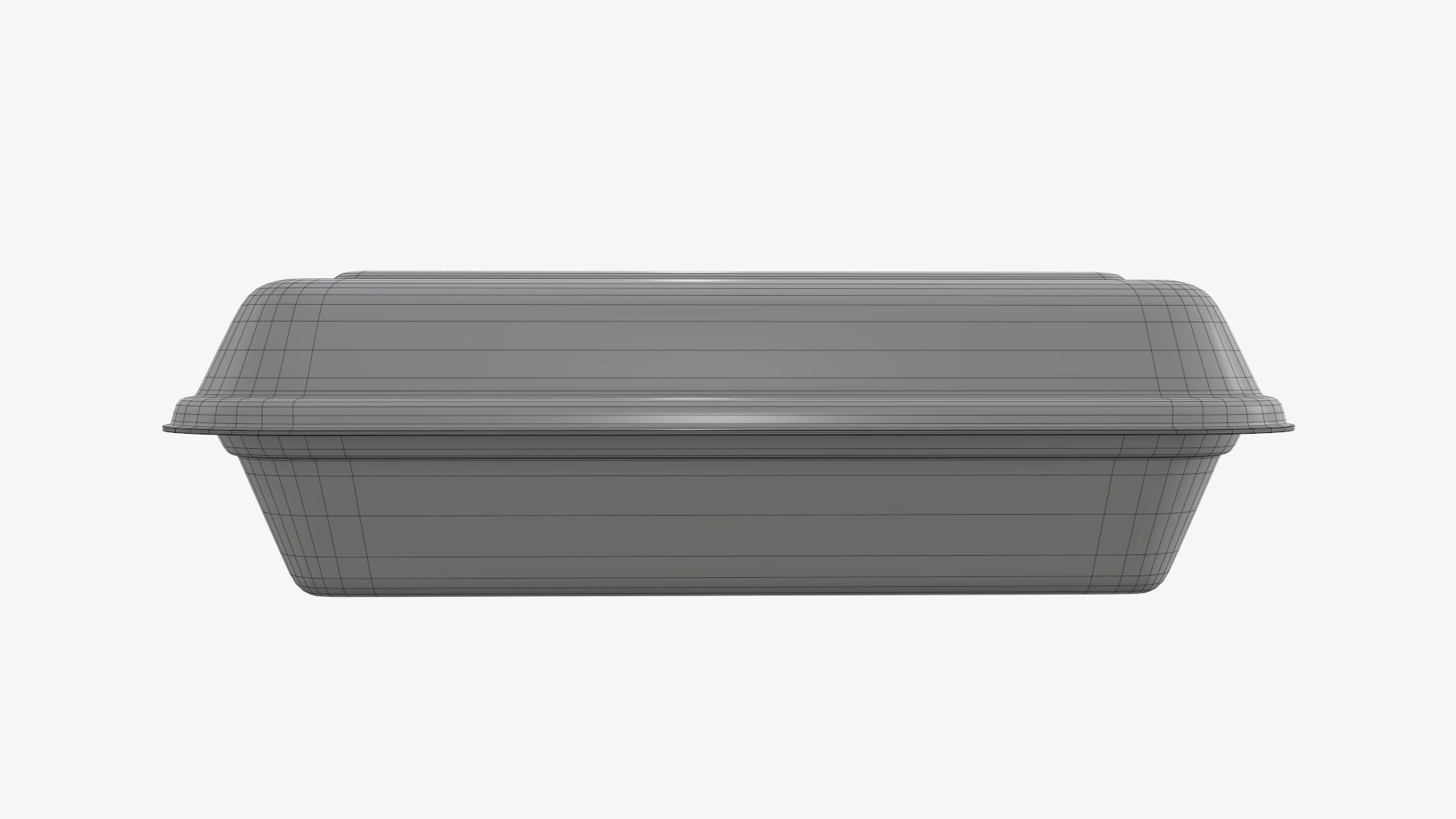 3D model box cardboard lunch - TurboSquid 1686095