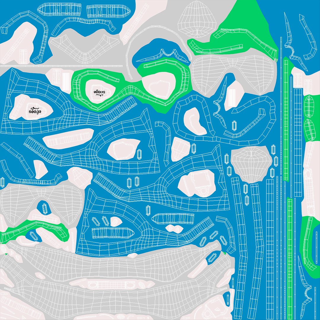 Kids Swimming Mask Seage Blue Model - TurboSquid 2141458