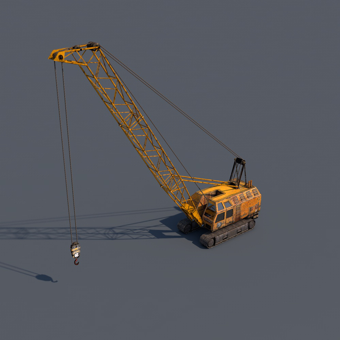 3D Crawler Crane | 1147030 | TurboSquid