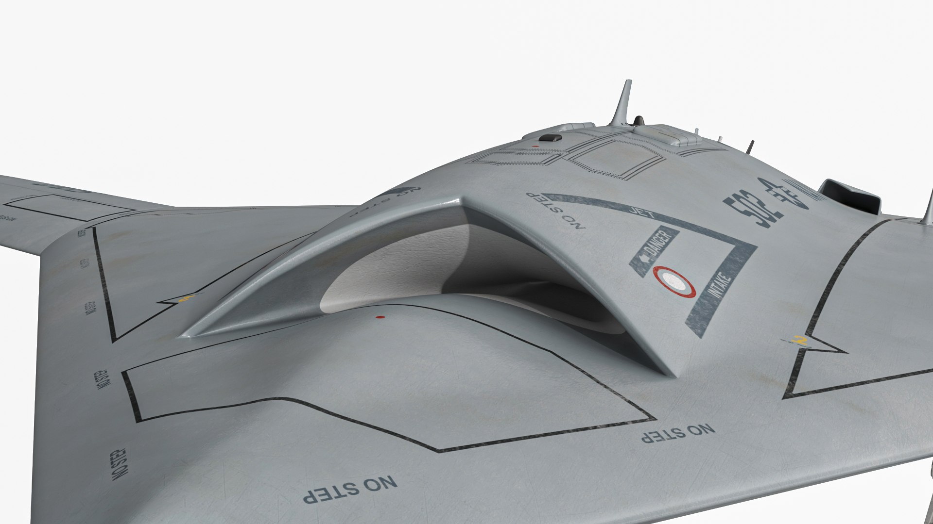 3D Stealth Tactical X-47B UAV Model - TurboSquid 2368329