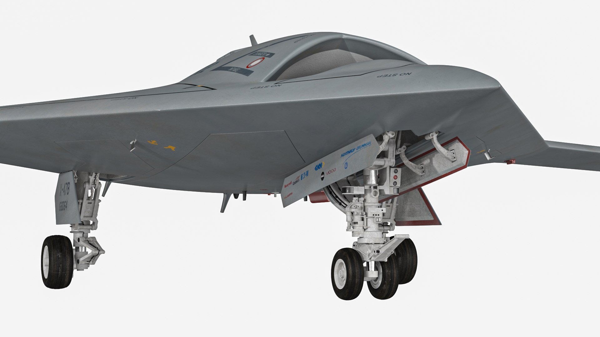 3D Stealth Tactical X-47B UAV Model - TurboSquid 2368329