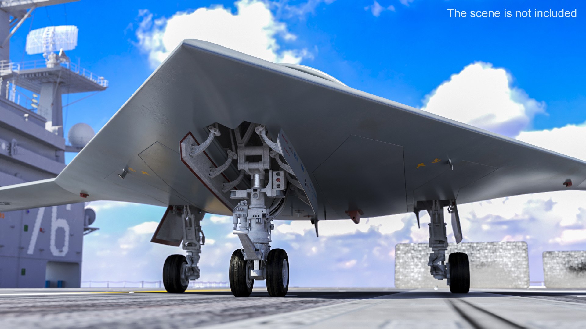 3D Stealth Tactical X-47B UAV Model - TurboSquid 2368329