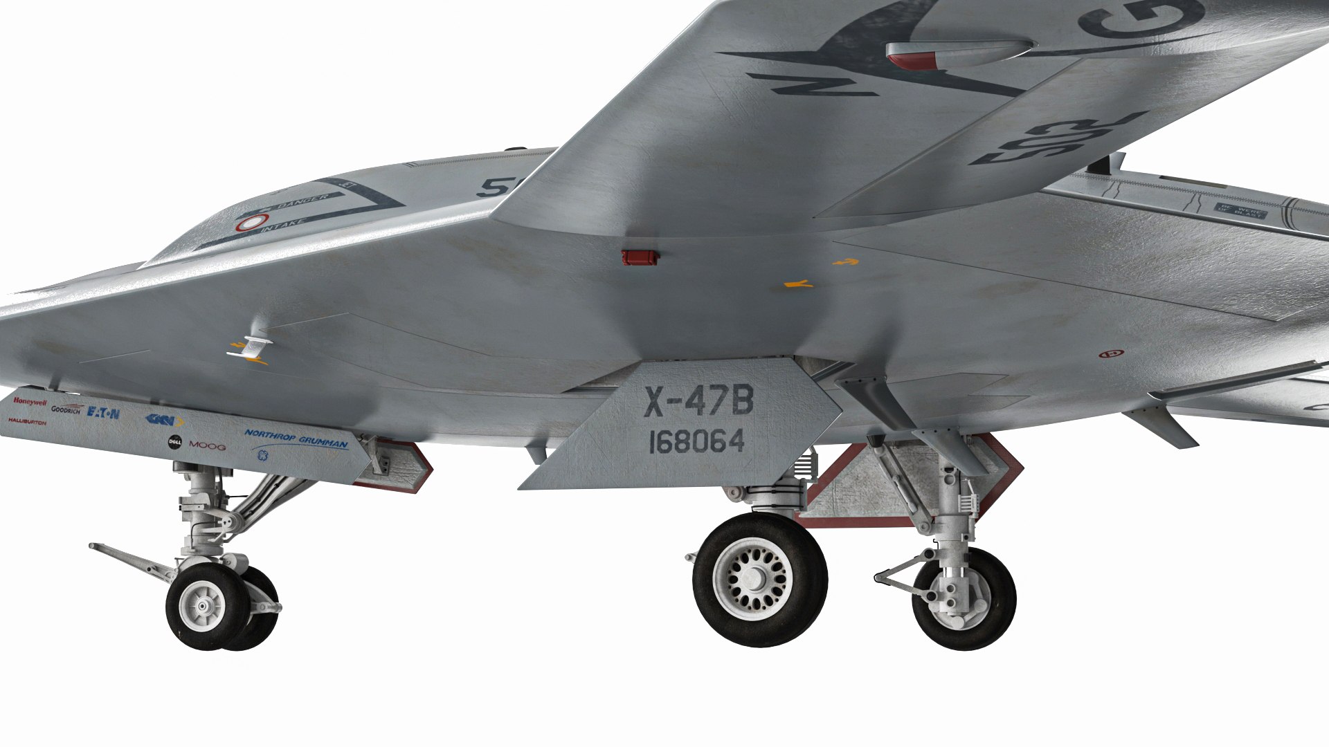 3D Stealth Tactical X-47B UAV Model - TurboSquid 2368329