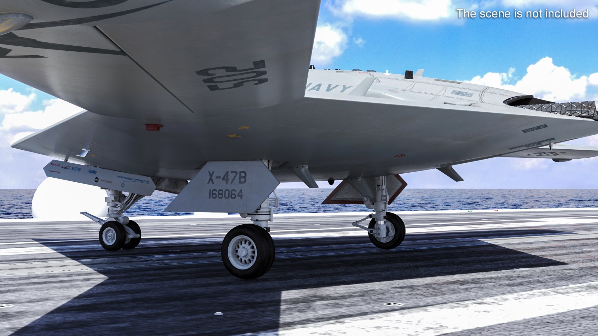 3D Stealth Tactical X-47B UAV Model - TurboSquid 2368329