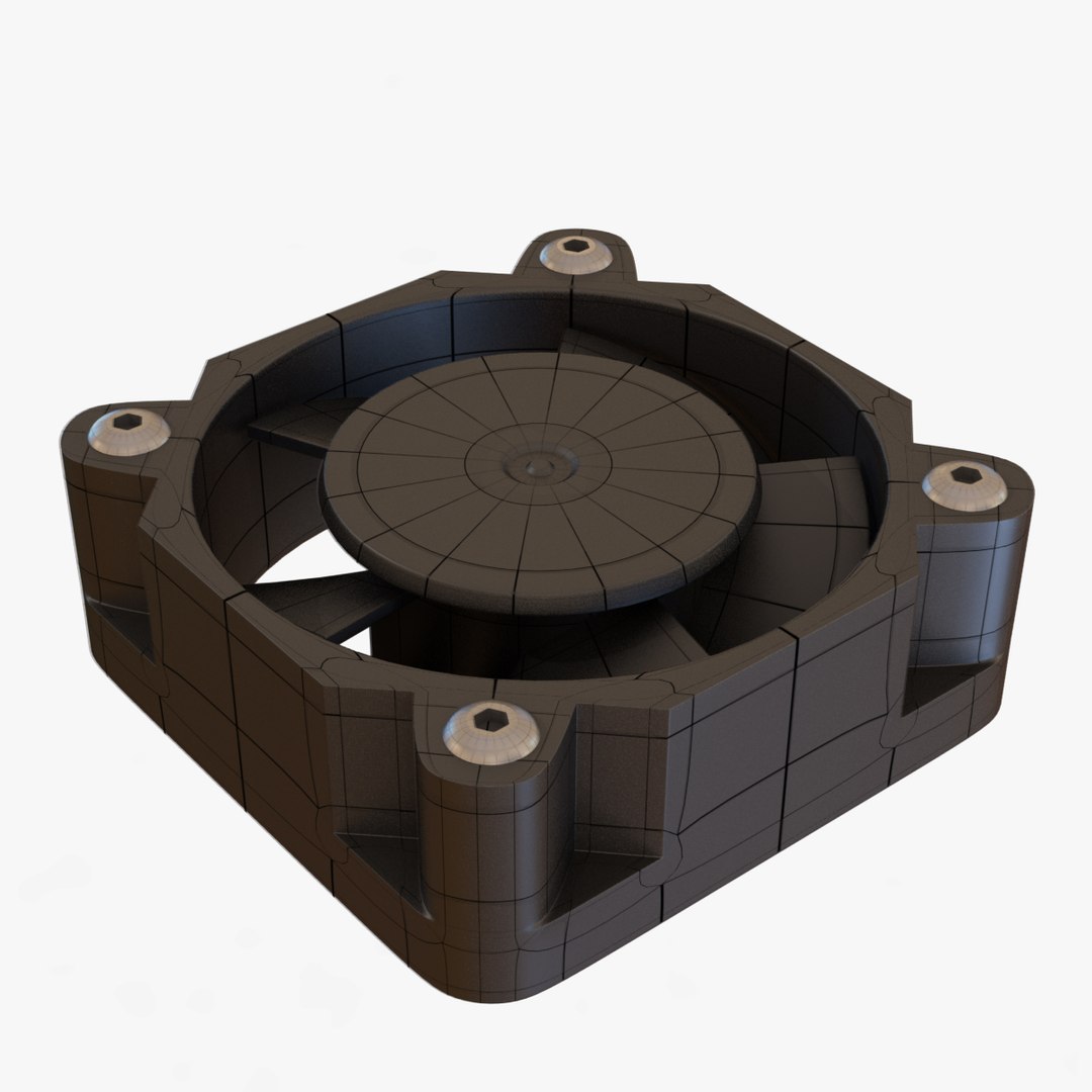 3d Model Cooling Fan