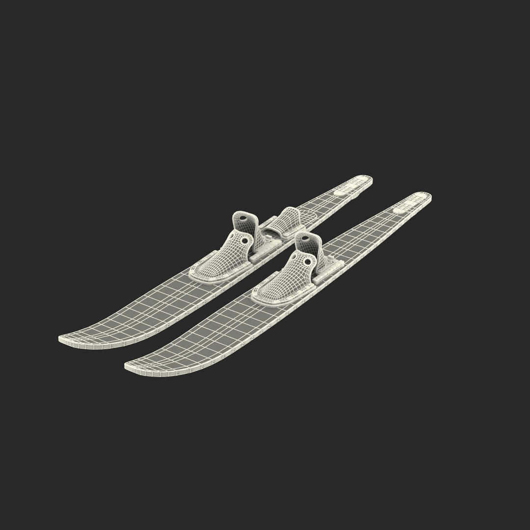 3d Water Skis Model