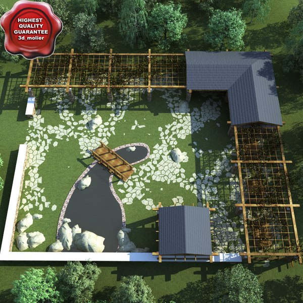 Courtyard 3D Models for Download | TurboSquid