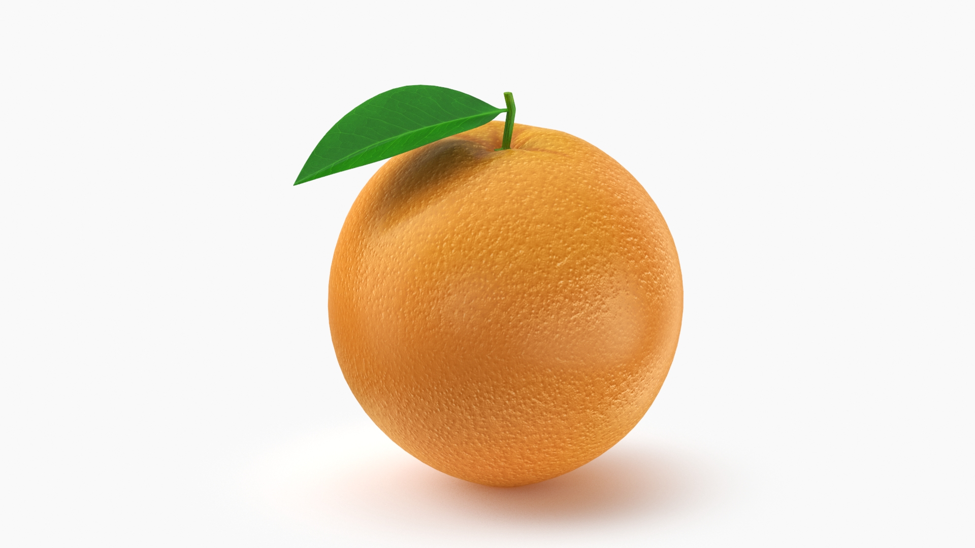 3D Orange Fruit Model - TurboSquid 2036785