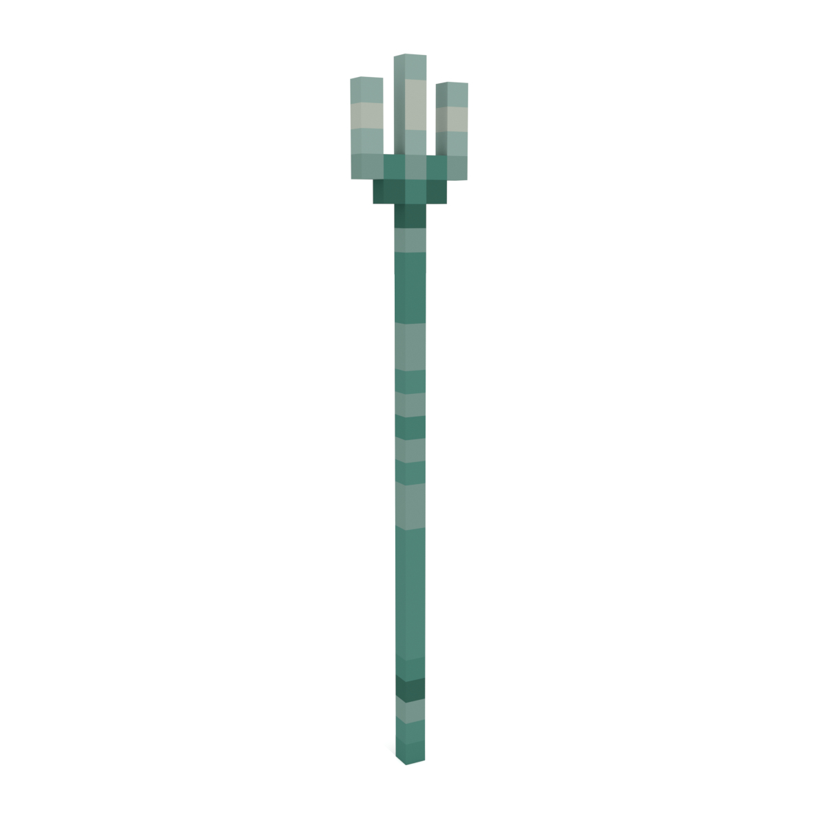 modelo 3d Tridente de Minecraft - TurboSquid 1496259