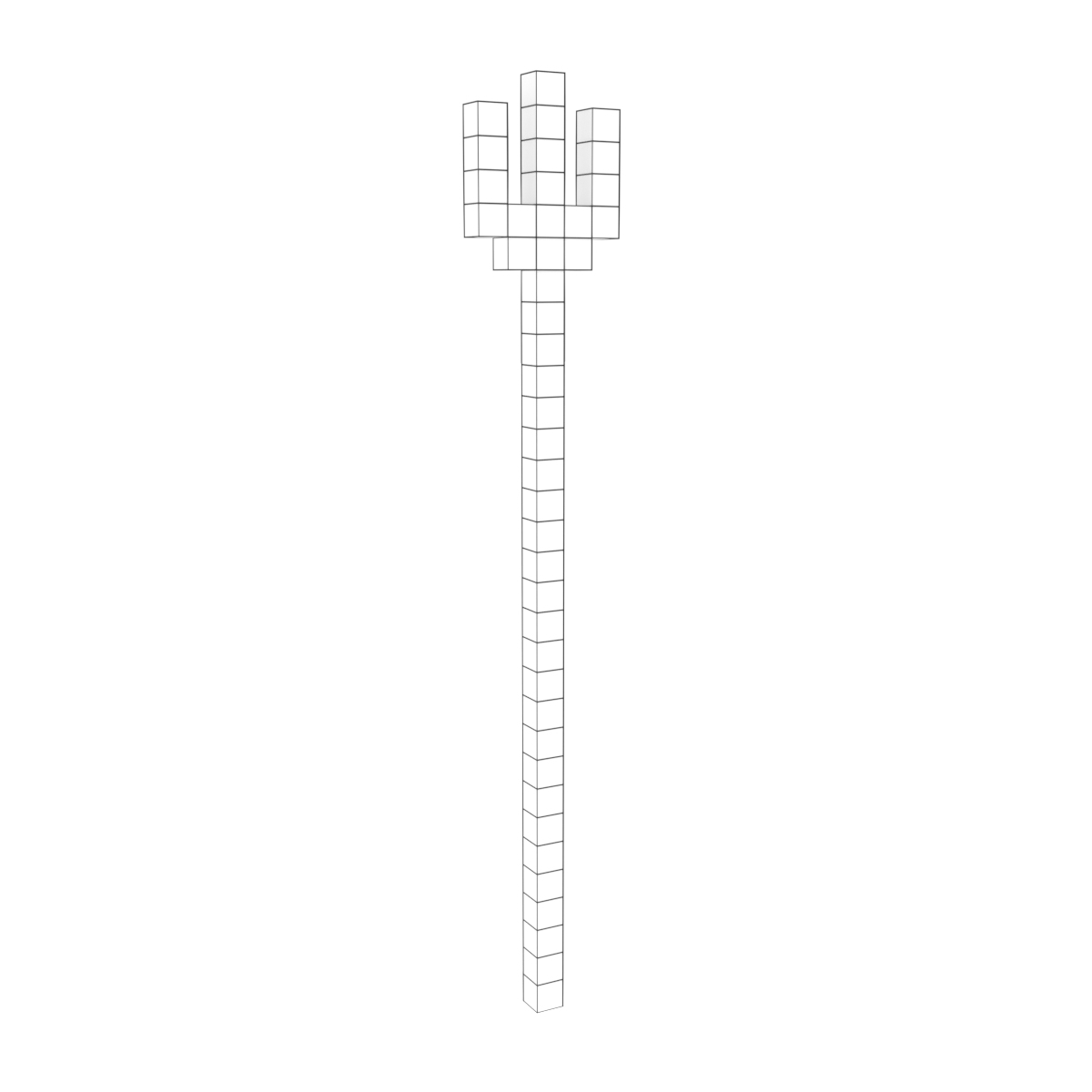 modelo 3d Tridente de Minecraft - TurboSquid 1496259