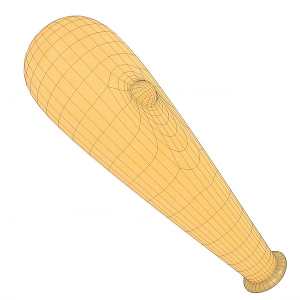 3d model baseball bat weapon