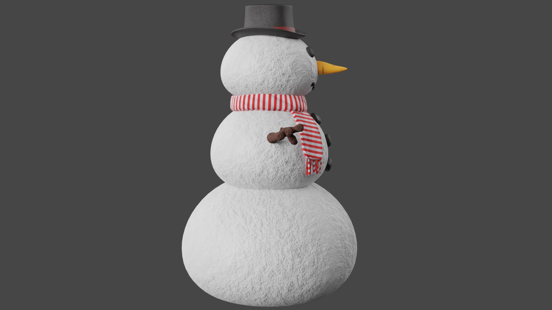 3D Model Snowman - TurboSquid 2229751