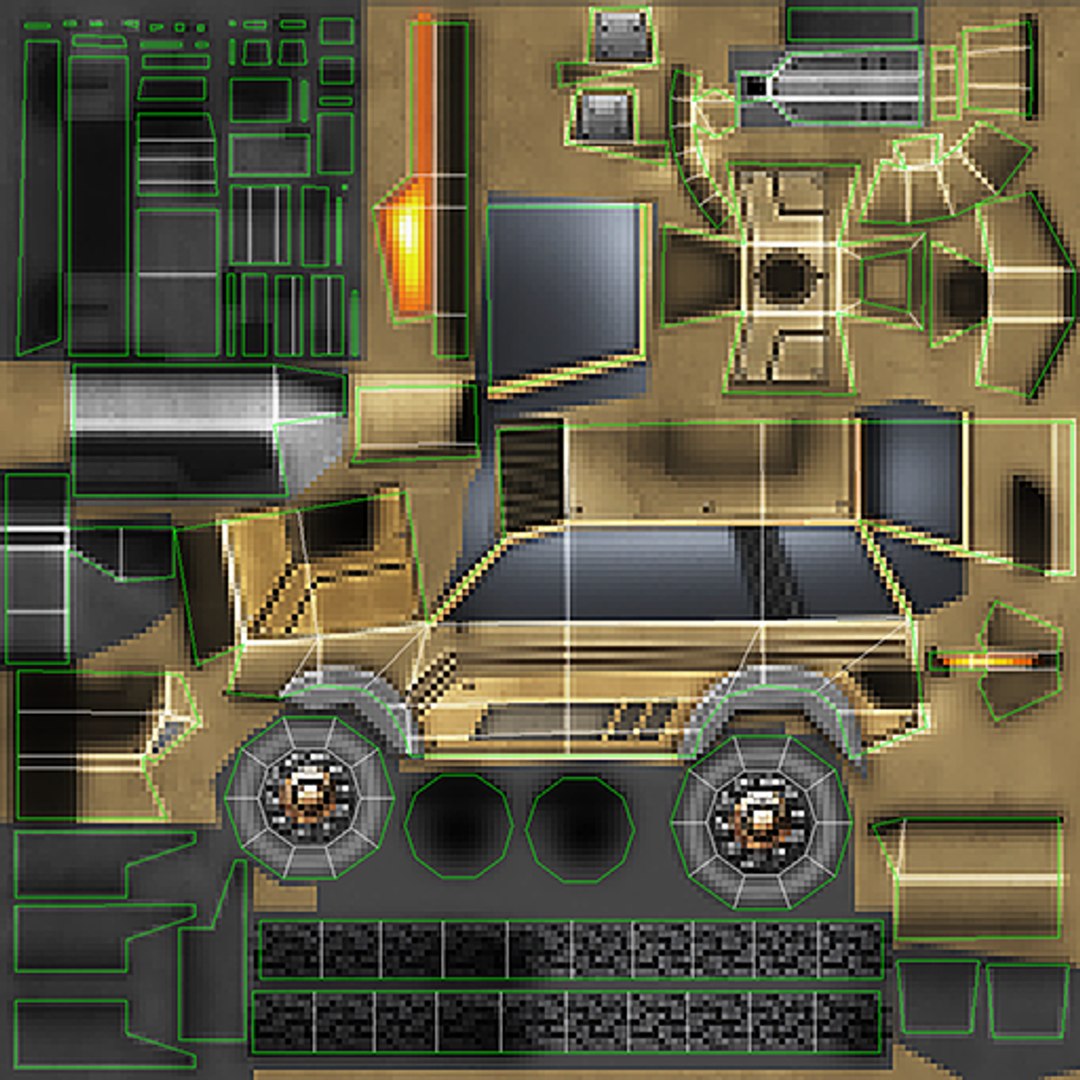 Stylized Rts Retro Truck 3D Model - TurboSquid 1548774