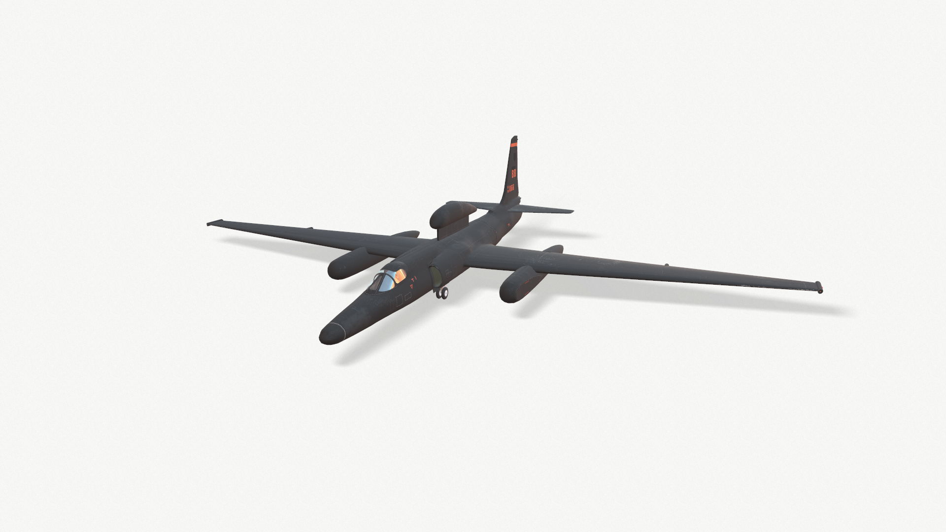 3D Model U-2 Dragon Lady - TurboSquid 1753525