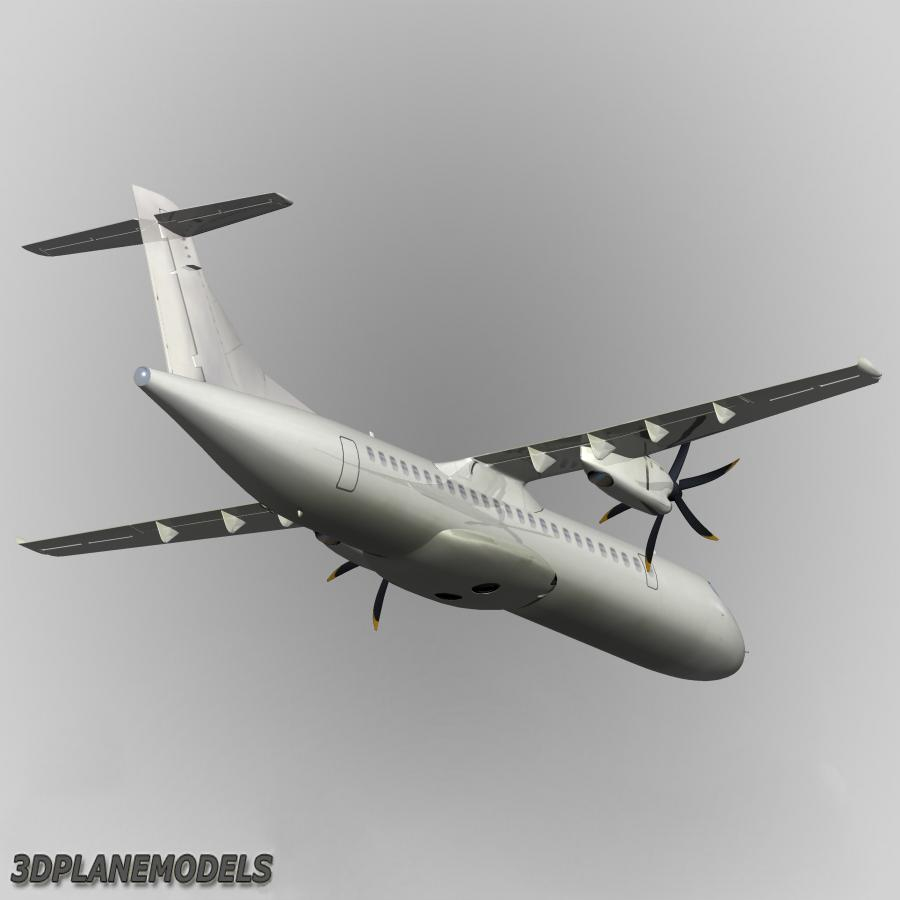 3d atr 72-500 generic white