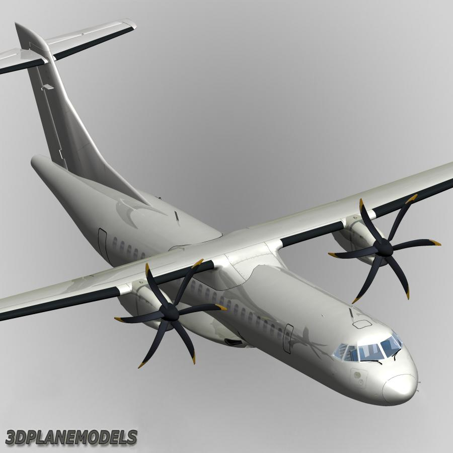 3d atr 72-500 generic white